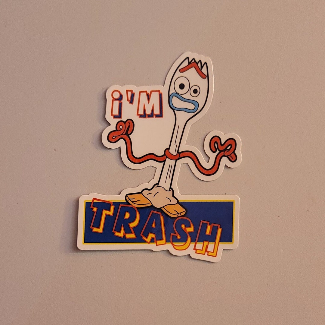 Toy Story Forky Decal. Vinyl Sticker - Etsy