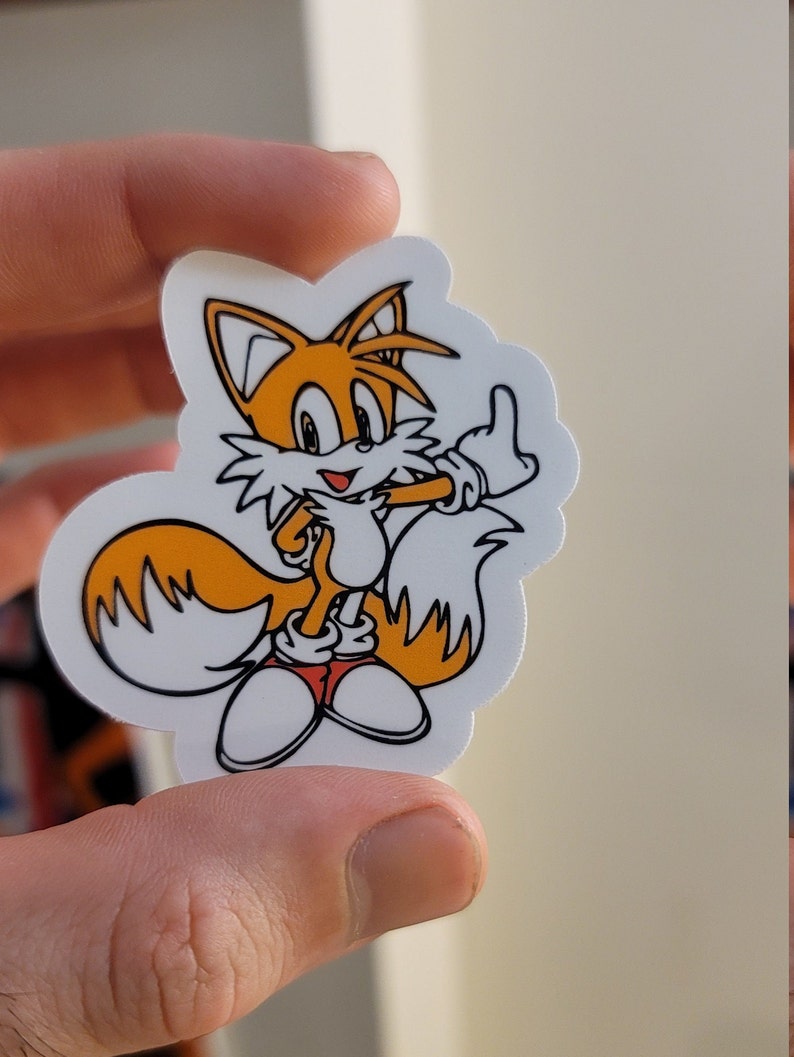 Sonic the Hedgehog Stickers. 6 Pack of Vinyl Decals - Etsy