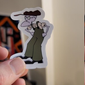 Courage the Cowardly Dog Stickers. 12 Pack of Stickers. - Etsy