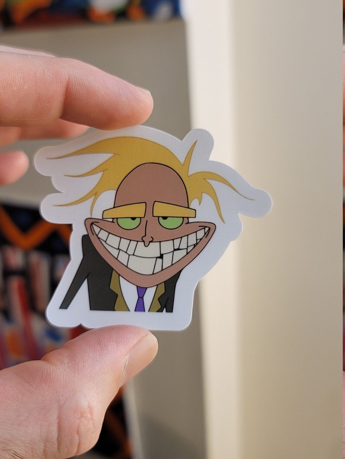 Courage the Cowardly Dog Stickers. 12 Pack of Stickers. - Etsy