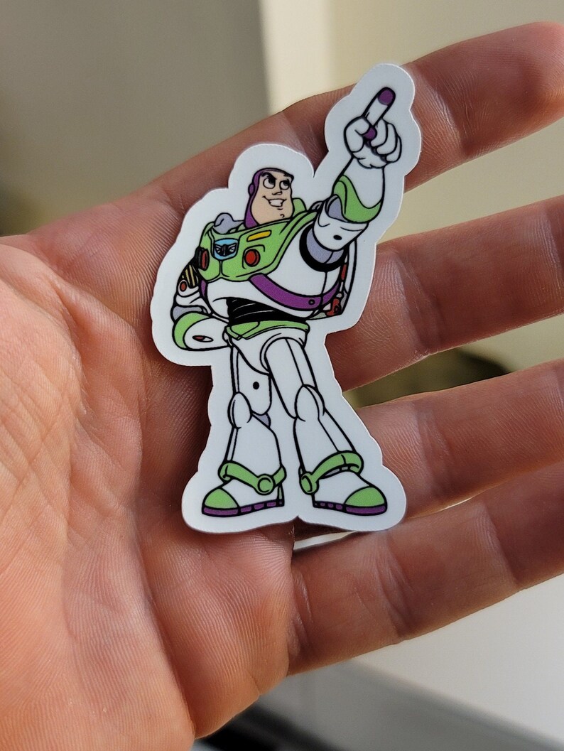 Buzz Lightyear Stickers. 8 Pack of Vinyl Decals - Etsy
