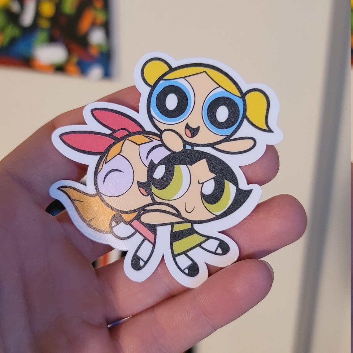 Powerpuff Girls Stickers. Vinyl Long Lasting Pack of | Etsy