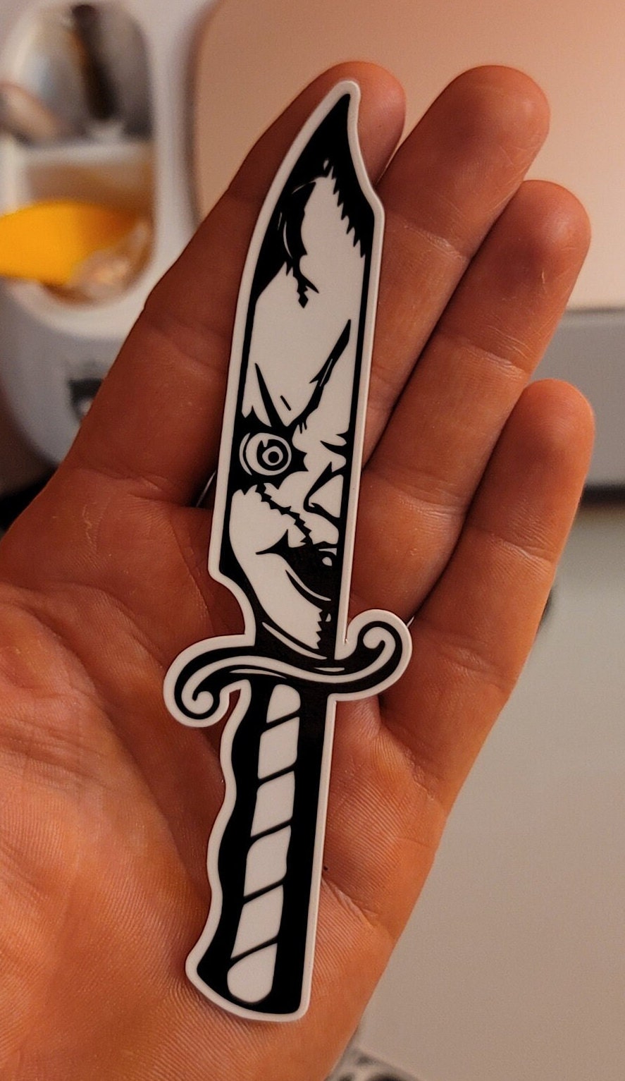 Horror Knife Decals. Halloween Stickers 4 Pack - Etsy