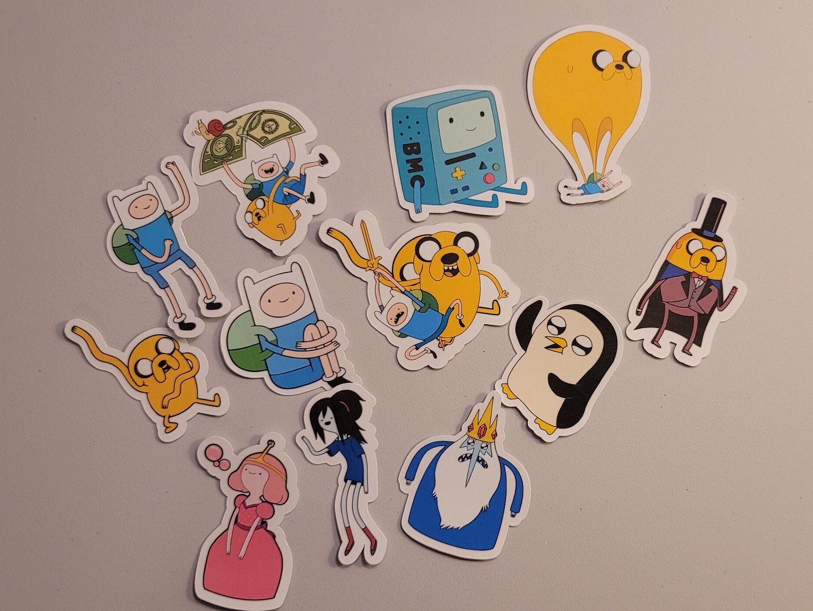 Adventure Time Stickers. 12 Pack. Vinyl, Long Lasting. - Etsy