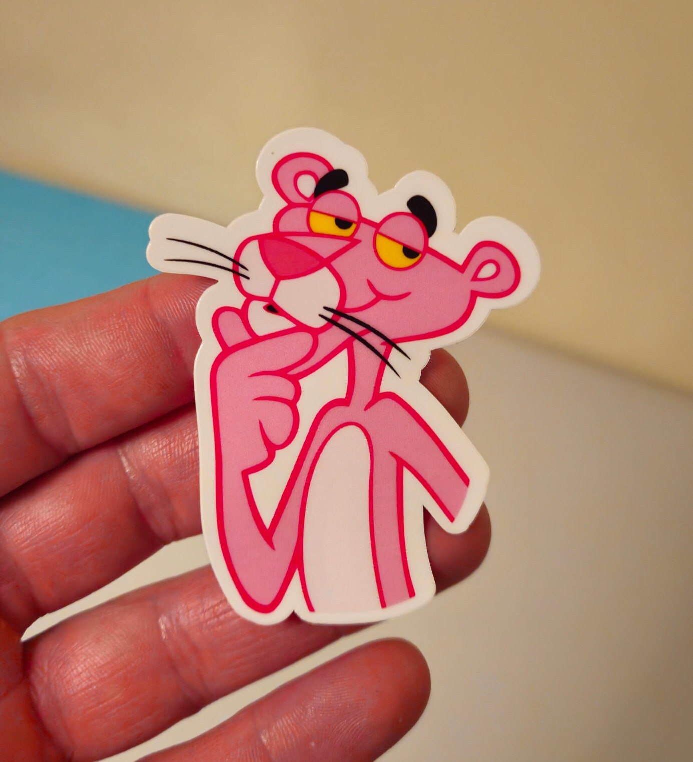 Pink Panther Decals. 10 Pack of Vinyl Stickers - Etsy