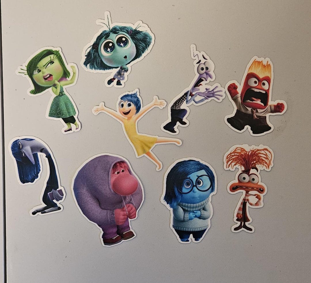 Inside Out Decals. 9 Pack of Stickers - Etsy