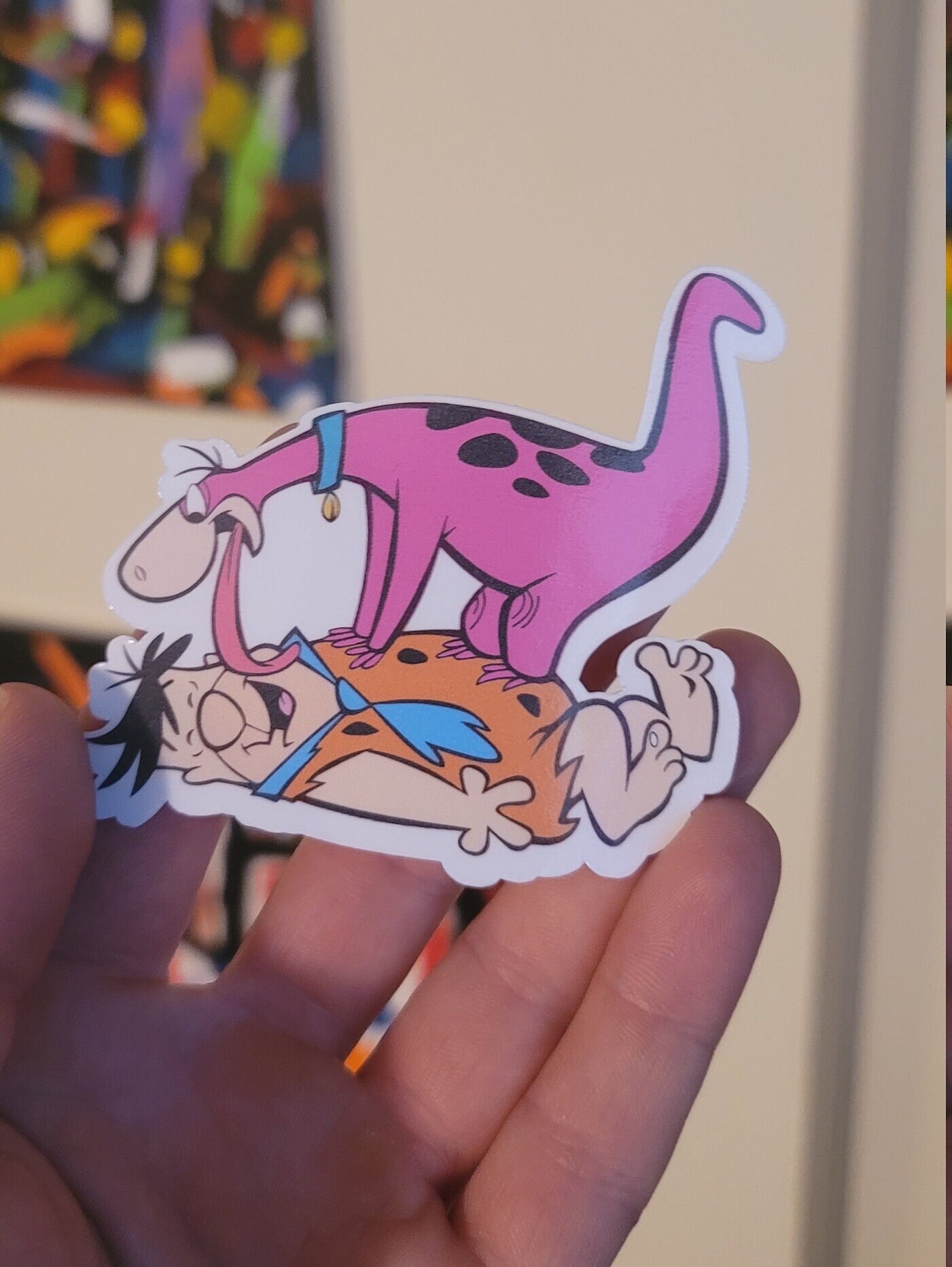 Flintstones Stickers. Cartoon Sticker Pack. Vinyl - Etsy