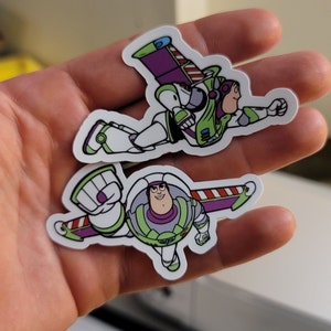 Buzz Lightyear Stickers. 8 Pack of Vinyl Decals - Etsy
