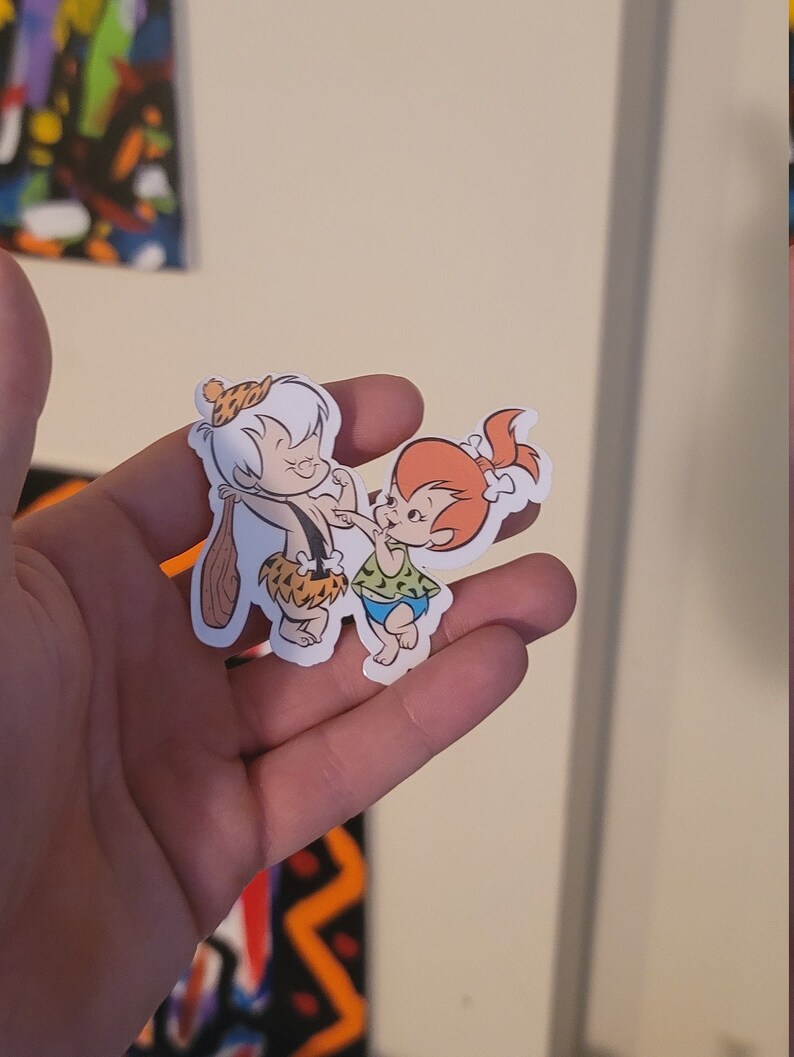 Flintstones Stickers. Cartoon Sticker Pack. Vinyl | Etsy