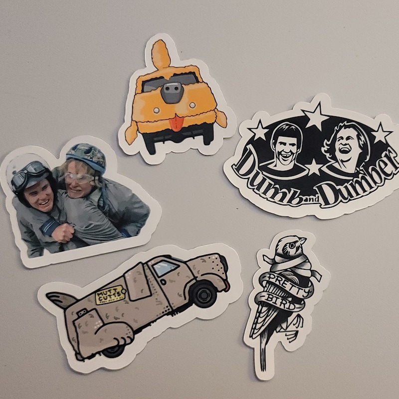 Dumb and Dumber Stickers - Etsy