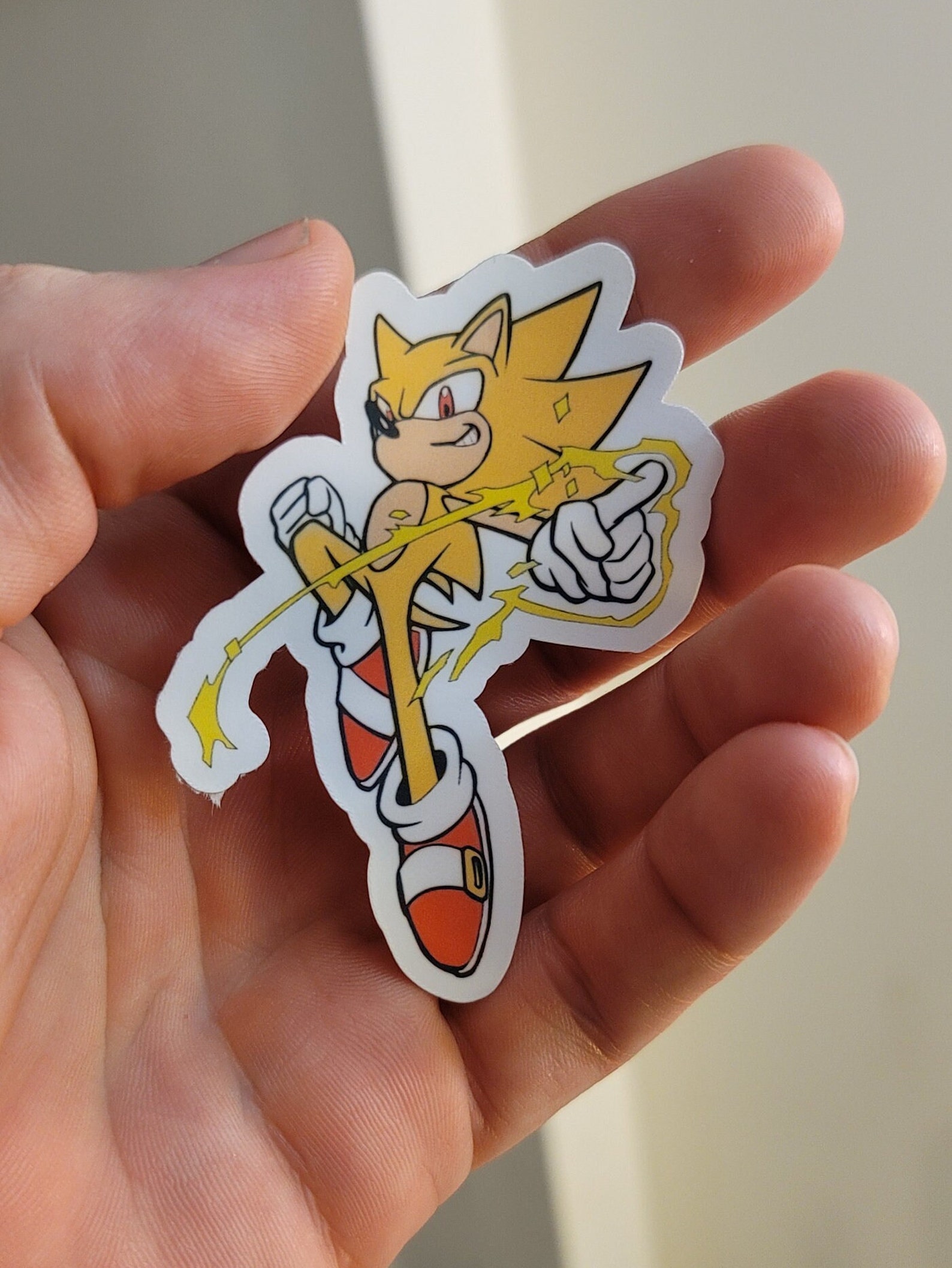 Sonic the Hedgehog Stickers. 6 Pack of Vinyl Decals - Etsy