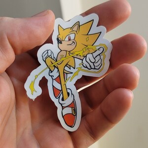 Sonic the Hedgehog Stickers. 6 Pack of Vinyl Decals - Etsy