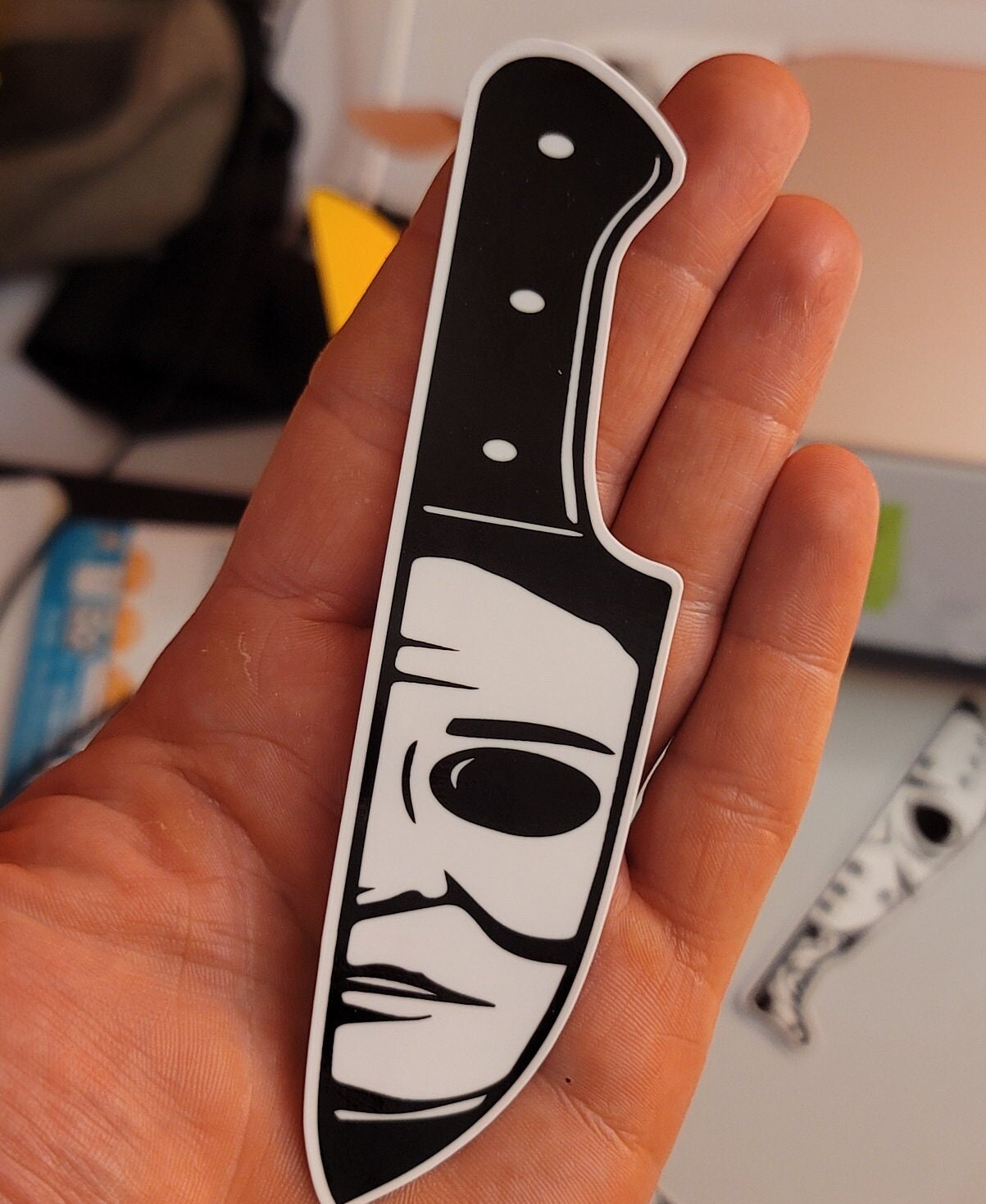 Horror Knife Decals. Halloween Stickers 4 Pack - Etsy