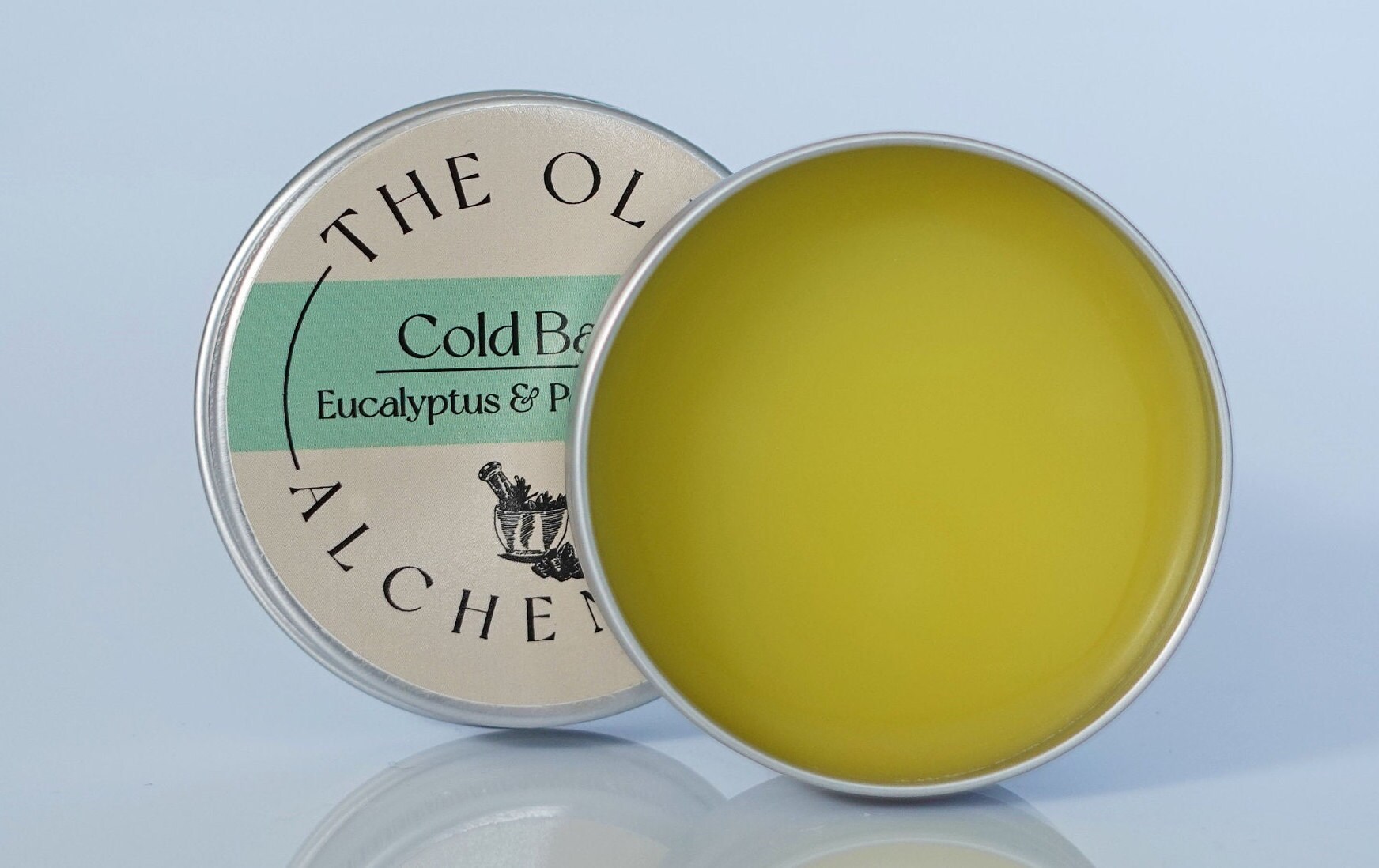 Natural Chest Rub Cold Balm Eucalyptus & Pepermint Sinus Congestion Relief Hand Made and Organic ...