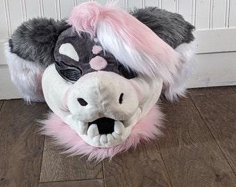 Cotton Candy Fursuit Head - Etsy