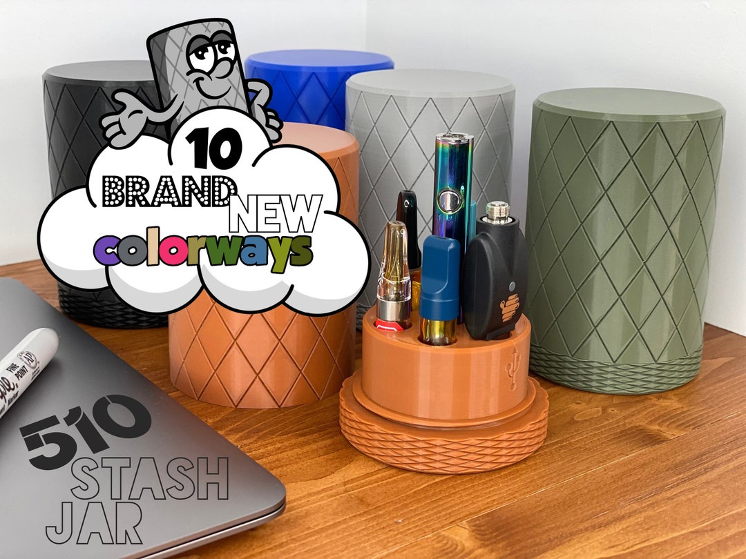 Cartridge Stash Box 510 Cartridge Organizer Discreet Storage Jar - Etsy
