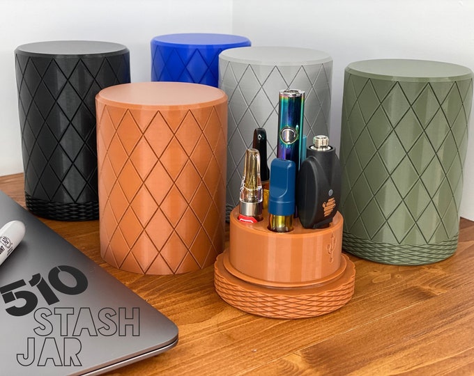 Vape Pen Cartridge Holder Organizer and Stand. Hold up to 8 Spare 510 ...