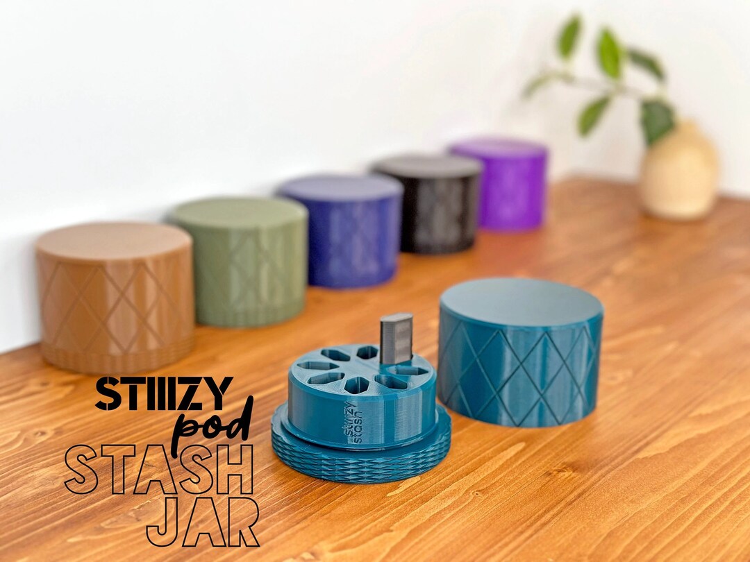 Stiiizy Pod Organizer - Stash Box - Discreet Storage Jar - Etsy