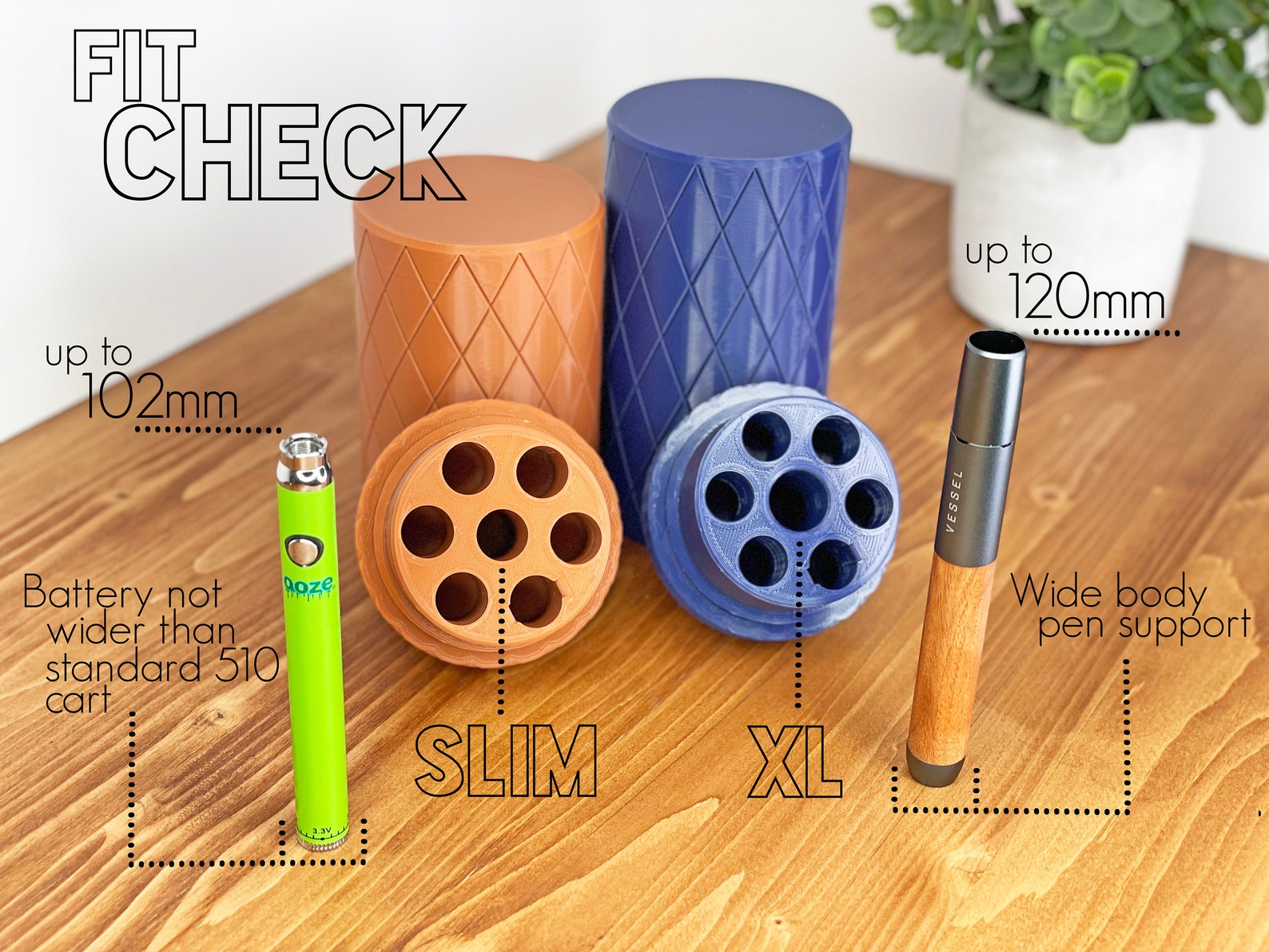 Cartridge Stash Box 510 Cartridge Organizer Discreet Storage Jar - Etsy