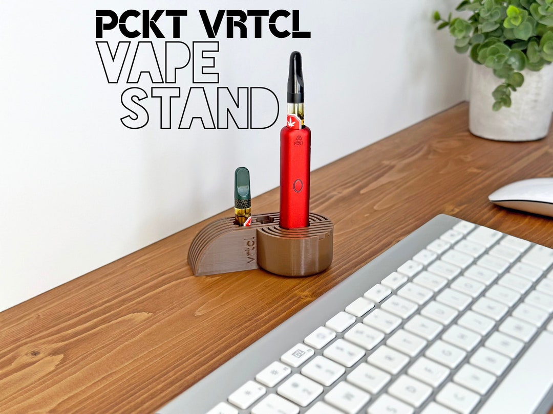 PCKT VRTCL Battery Stand - Desktop Cart and Pen Organizer - Etsy