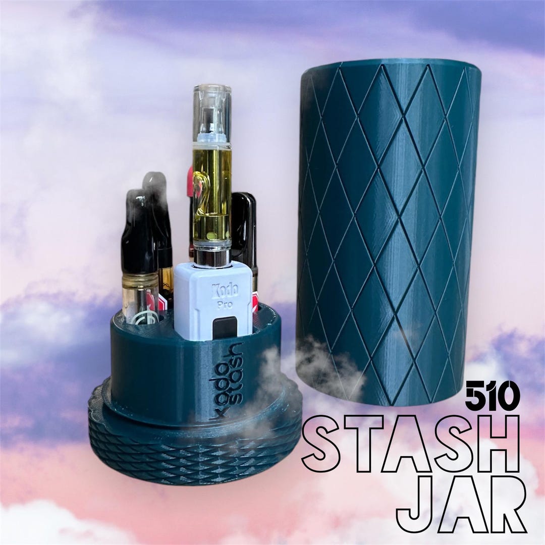 Kodo Pro Stash Box - Discreet Storage Jar - 510 Cart Organizer - Etsy