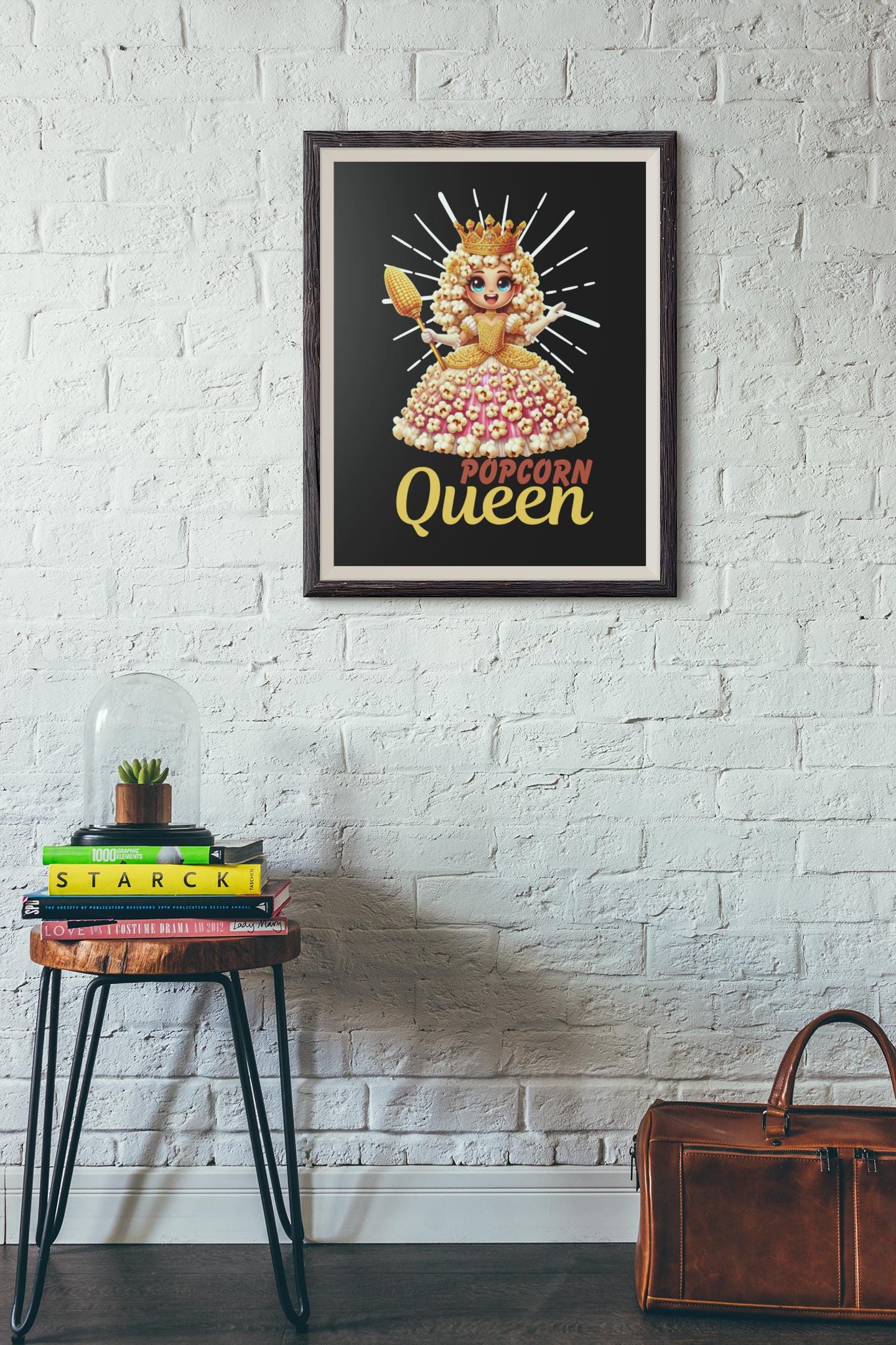 Funny Popcorn Queen Png | Popcorn Queen Svg | Popped Corn Queen Digital ...