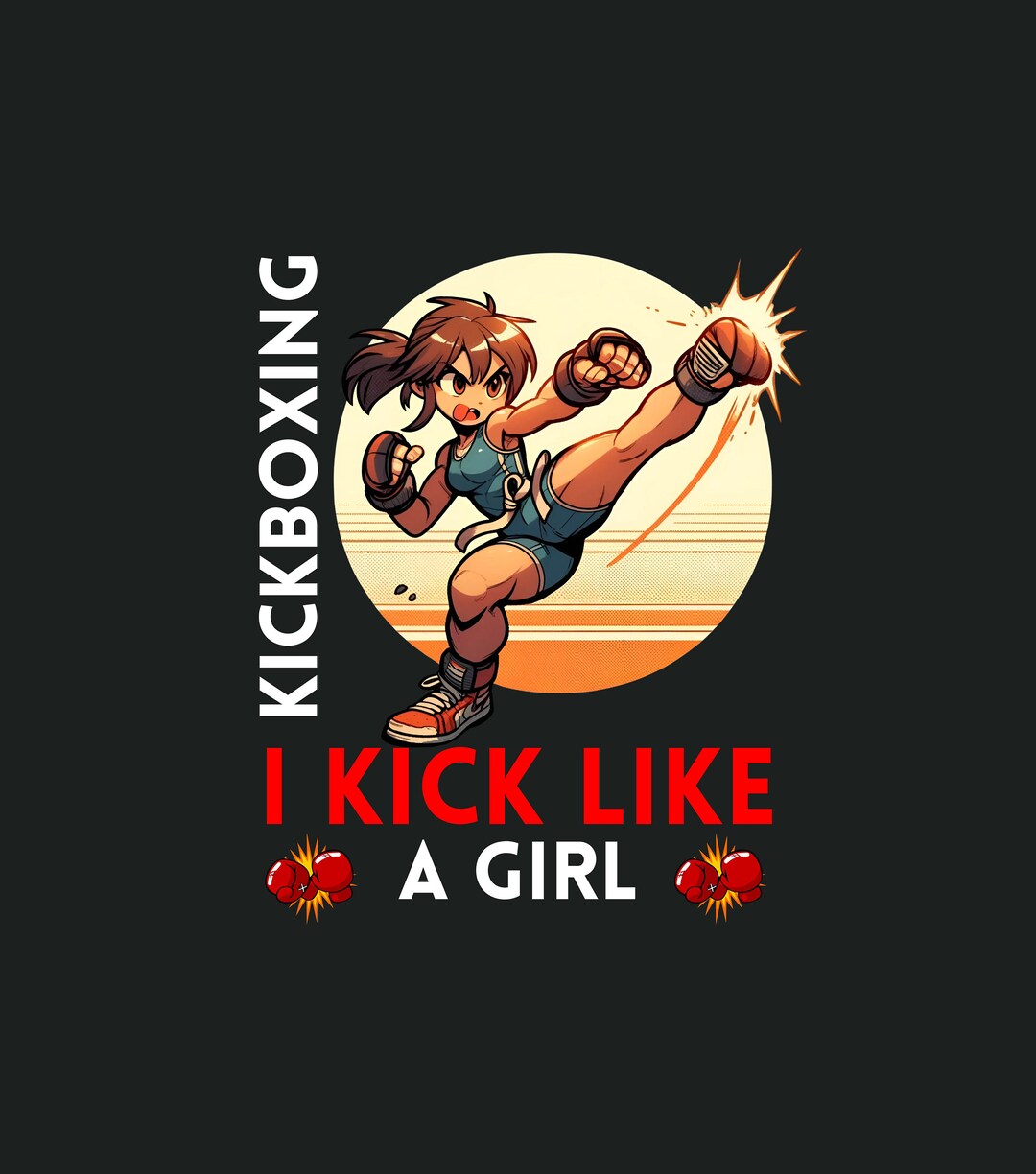Kickboxing Svg |martial Arts Png Girl Kickboxer |kickboxing Png|strong ...