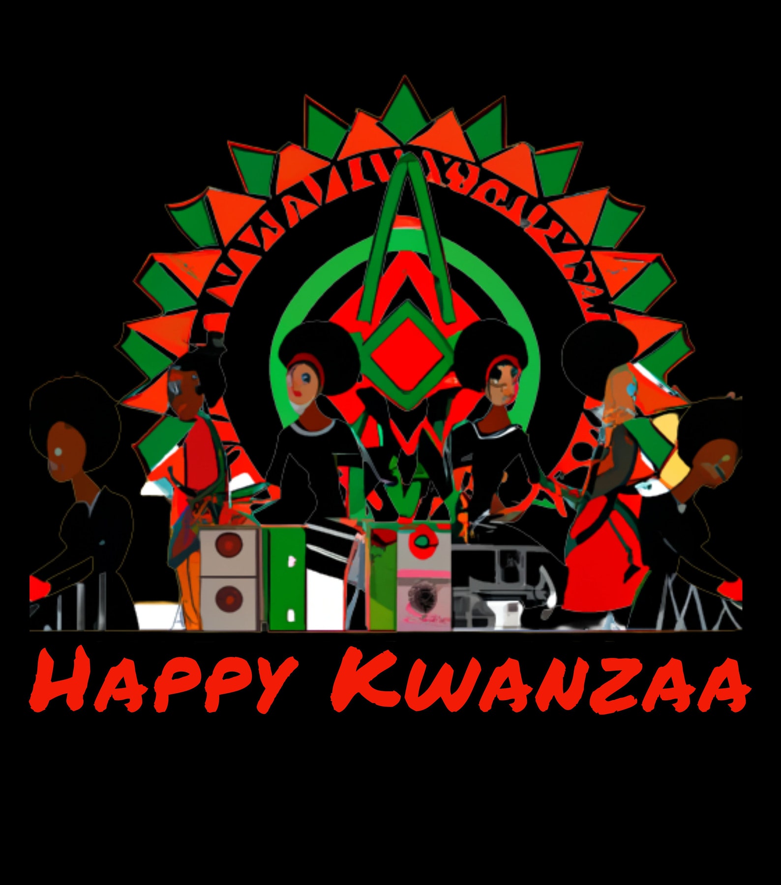 Happy Kwanzaa SVG Files, PNG, PDF and Jpg for Cricut, Poster Printing ...