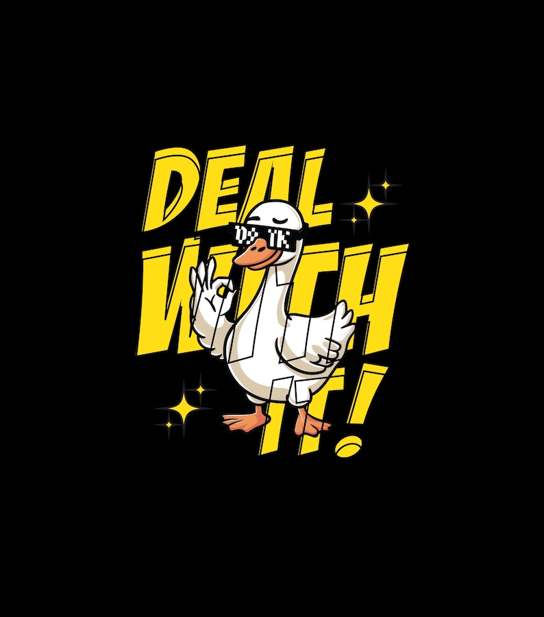 Funny Deal With It SVG PNG - Grumpy Digital Cut Files - Instant ...