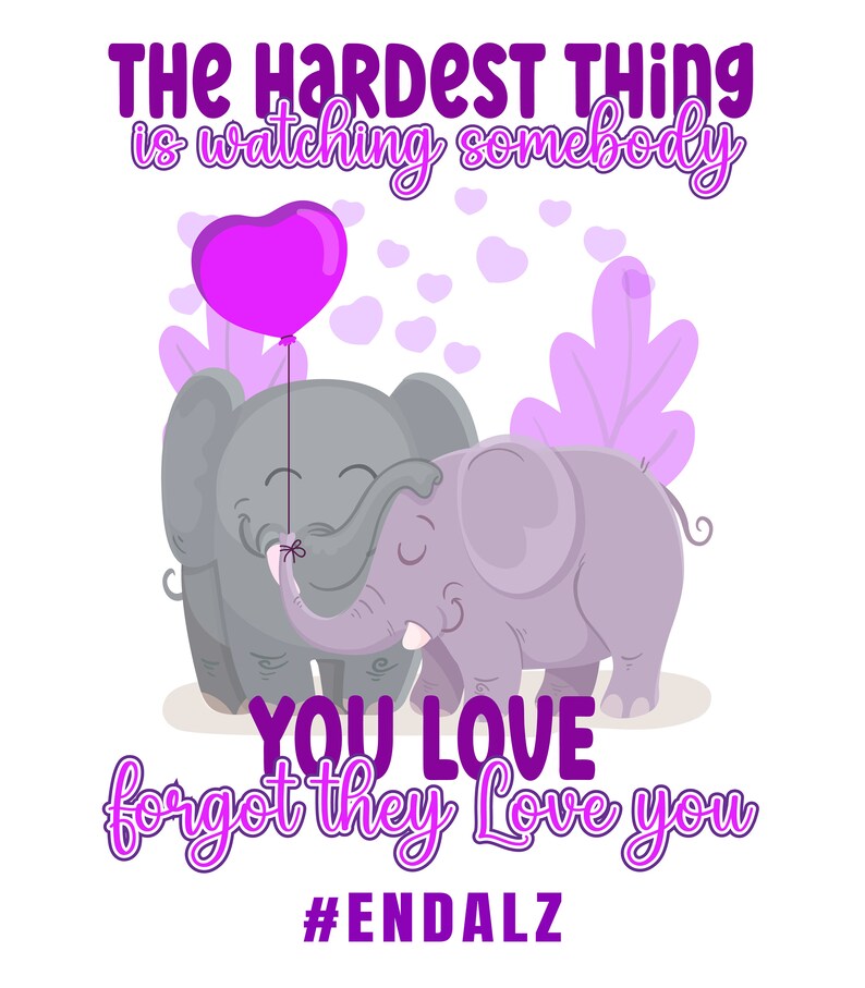 4 Designs Alzheimer's Awareness Png Bundle|purple Ribbon| Alzheimer's Disease|memories Matters ...