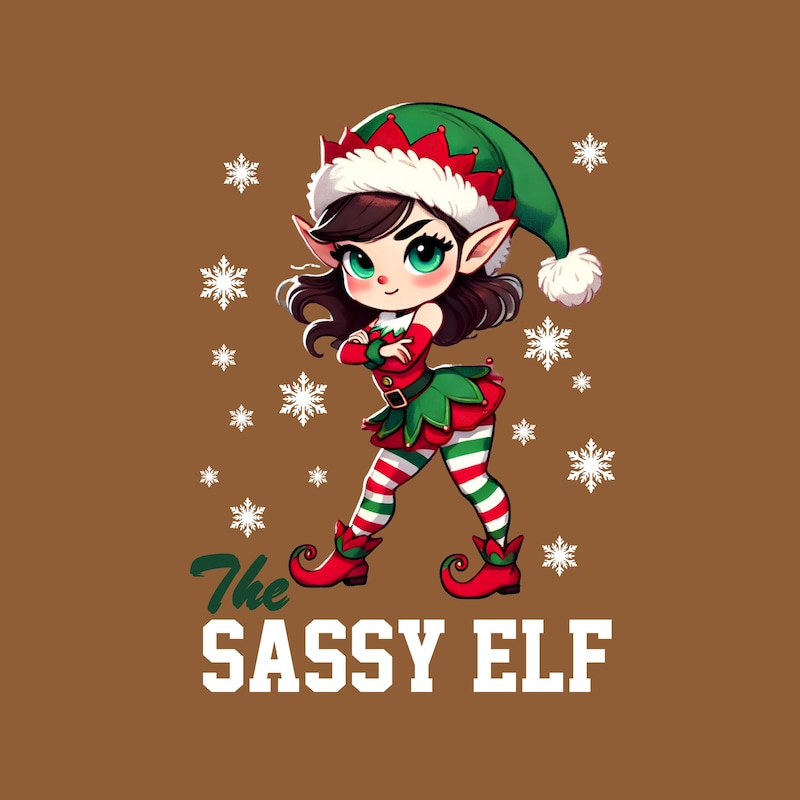 Sassy Elf On - Etsy