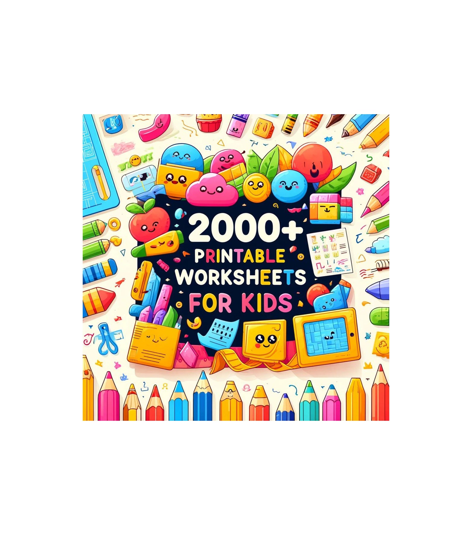 More Than 2500 Printable Worksheets Bundle for Kids: A Complete ...