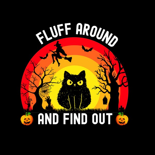 Fluffy Around and Find Out Svg - Etsy