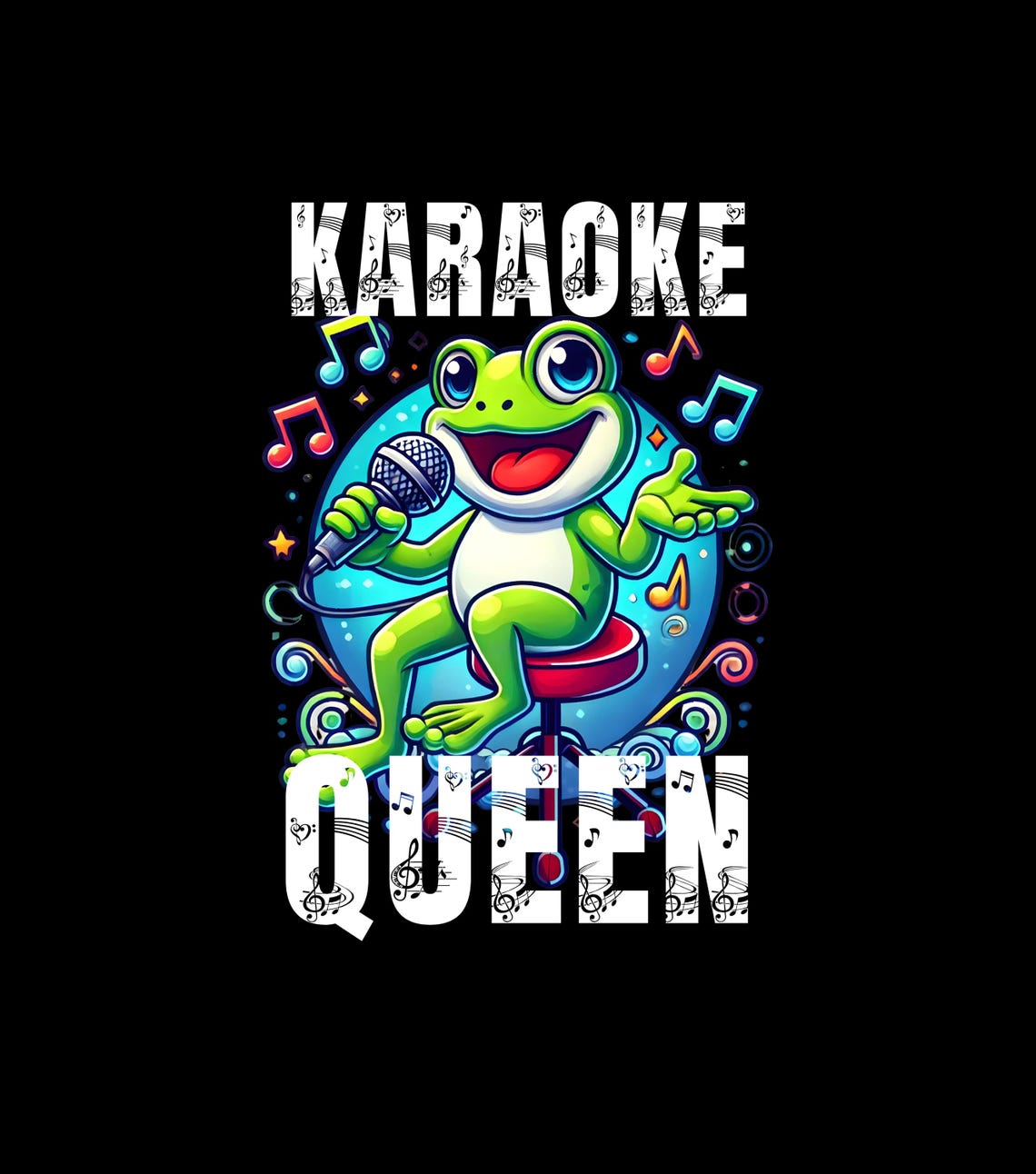 Karaoke Queen SVG - Digital Download - Fun Party Decor - Music Lover ...
