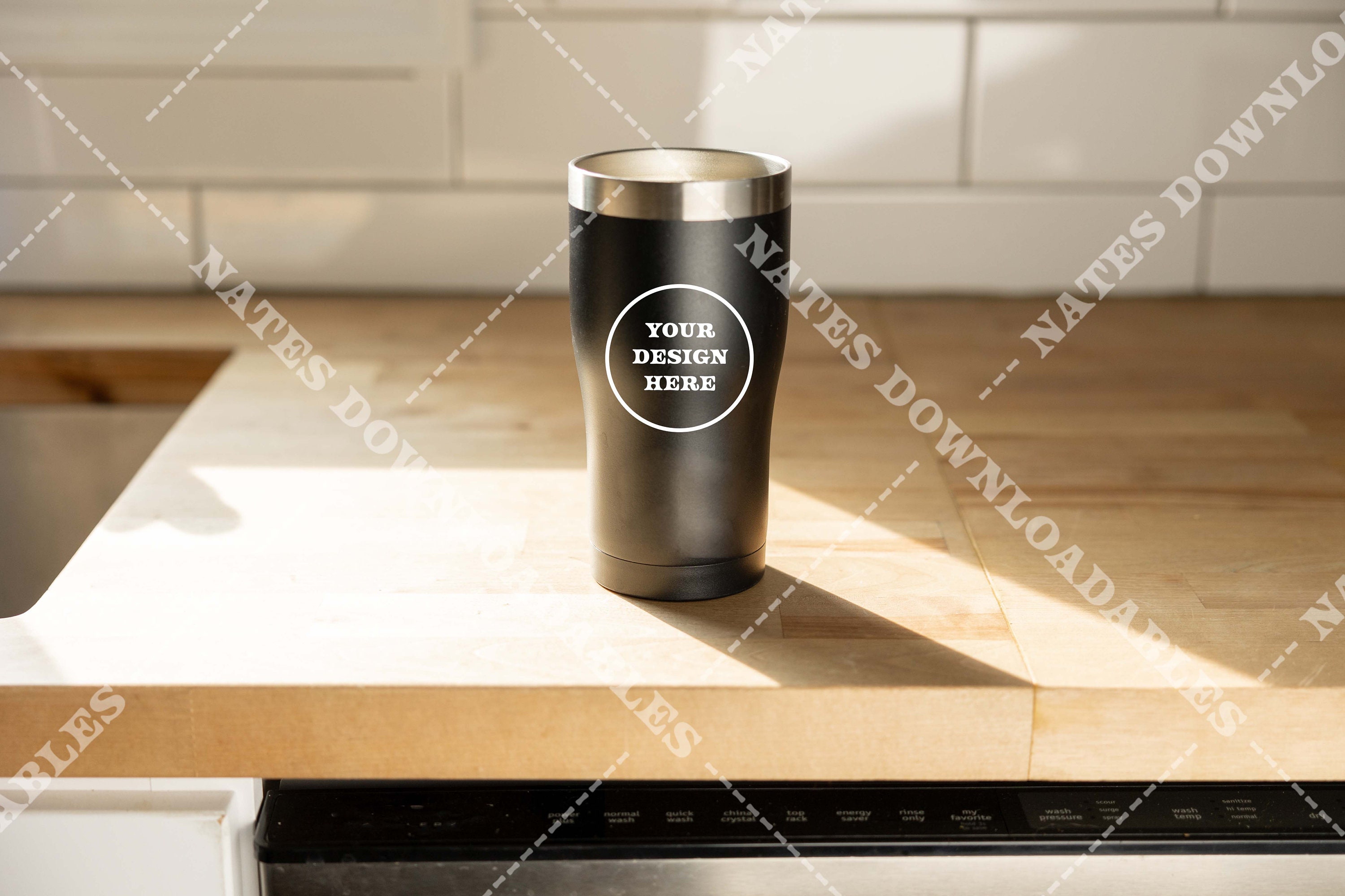 Mug Decal Mockup, Travel Mug Mockup, Decal Mockup, Downloadable ...