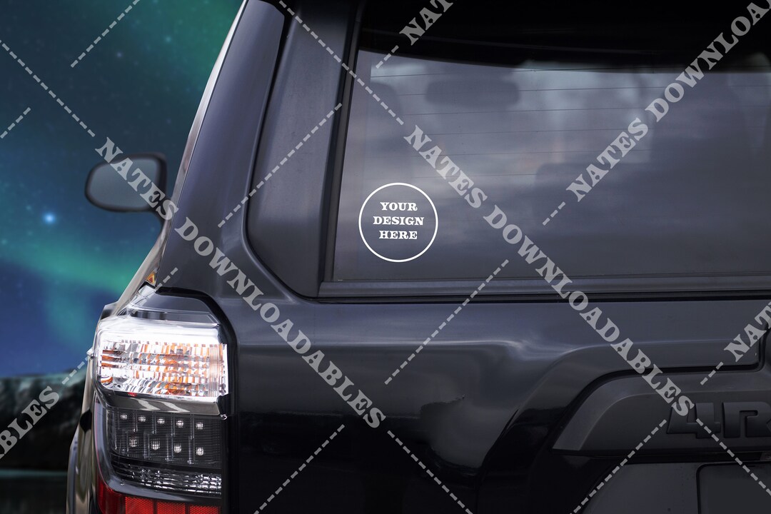Car Mockup, Car Sticker Mockup, Vinyl Decal Mockup, Sticker Decal ...