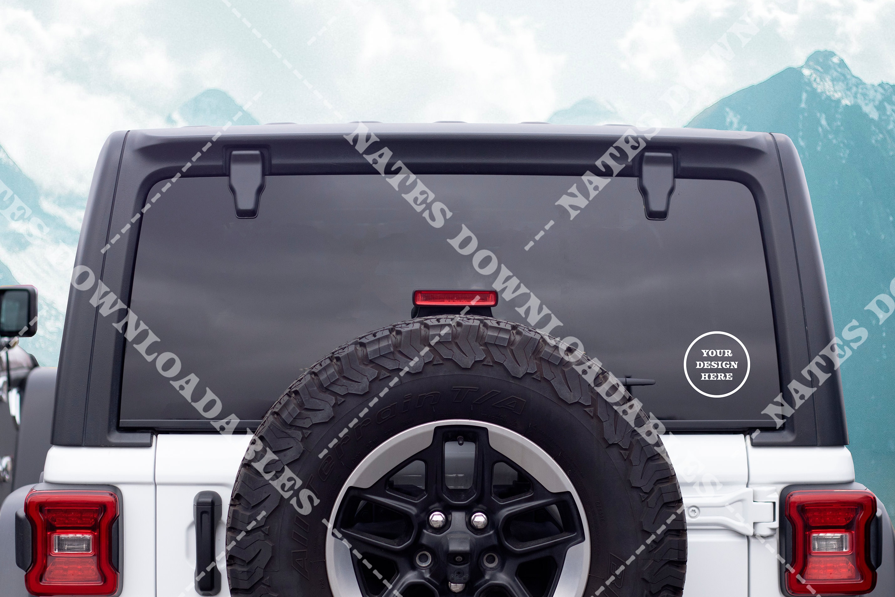 Car Mockup, Car Sticker Mockup, Vinyl Decal Mockup, Sticker Decal ...