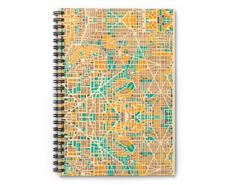 Spiral Map Notebook - Etsy