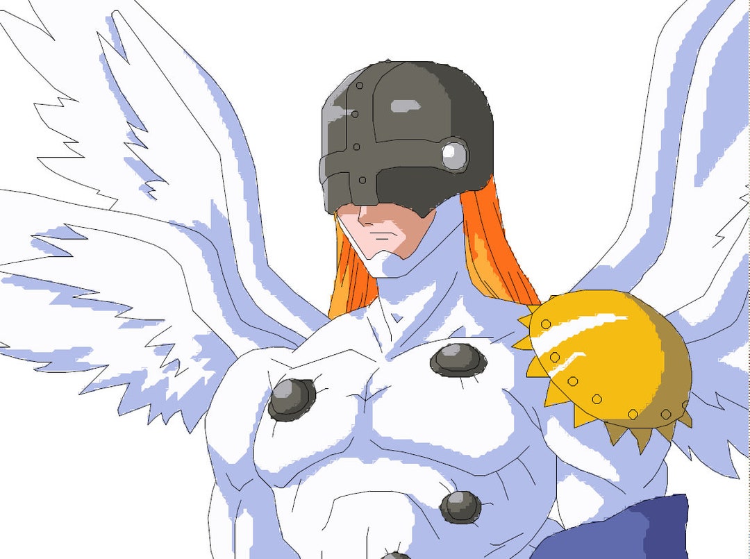 Angemon Digimon Tri Angel Cross Stitch Pattern - Etsy