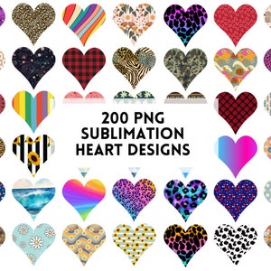 200+ Heart Sublimation Bundle Png, Sublimation Designs, Sublimation ...