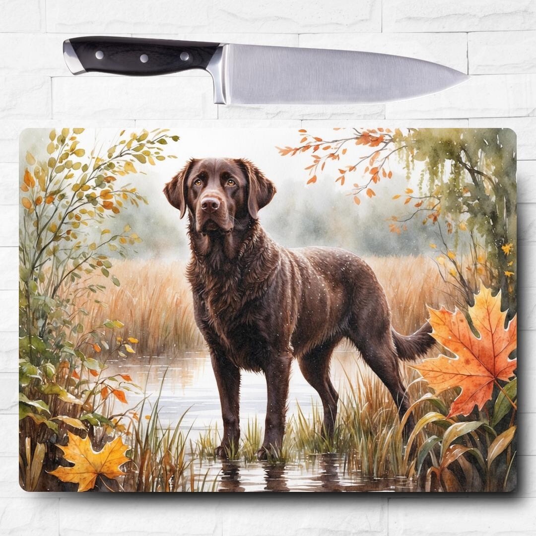 Labrador Hunting Dog Cutting Board Sublimation Designs Png, Cutting ...