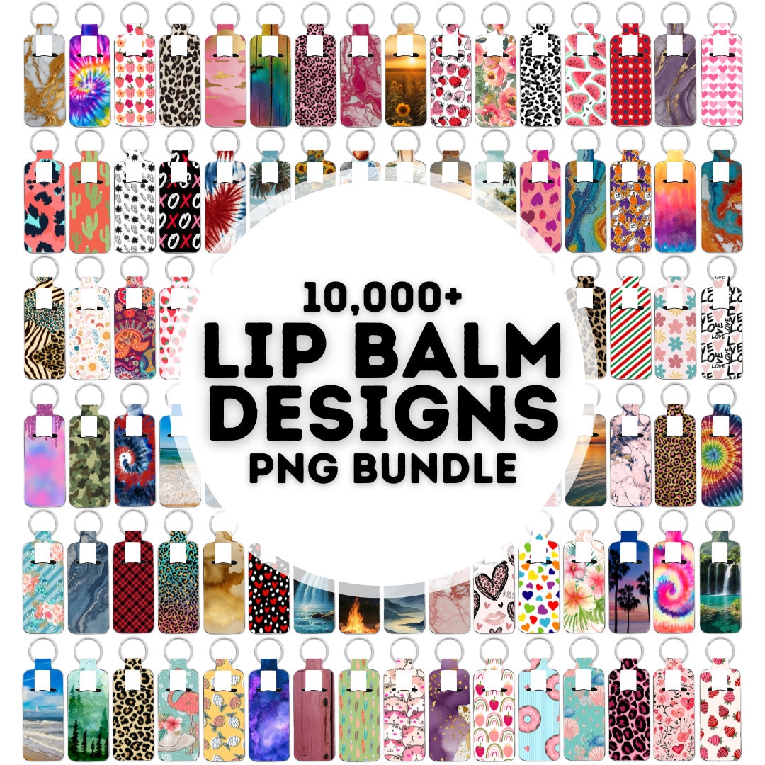 10000+ Lip Balm Designs Sublimation Designs Bundle, Lip Balm ...