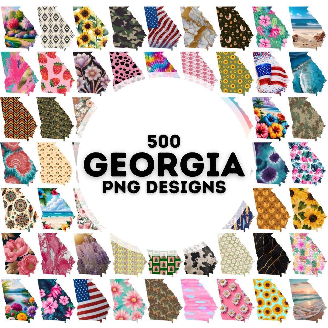 500 Georgia Sublimation Bundle Png, Sublimation Designs, Sublimation ...