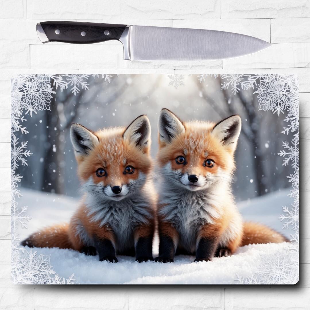 Fox Cutting Board Sublimation Designs Png, Cutting Board Sublimation ...