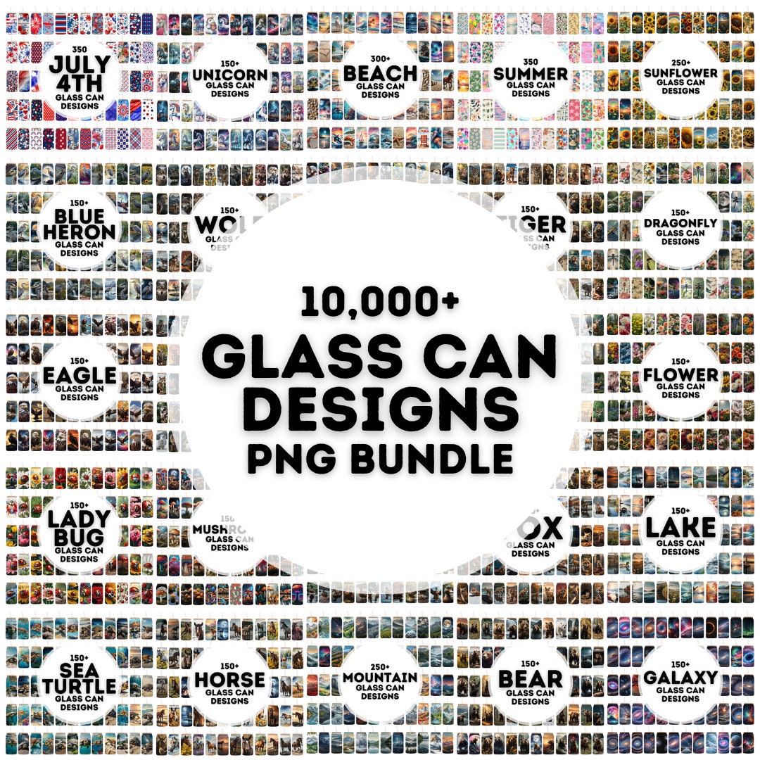 10000+ Glass Can Sublimation Designs Bundle Png, Glass Can Sublimation ...