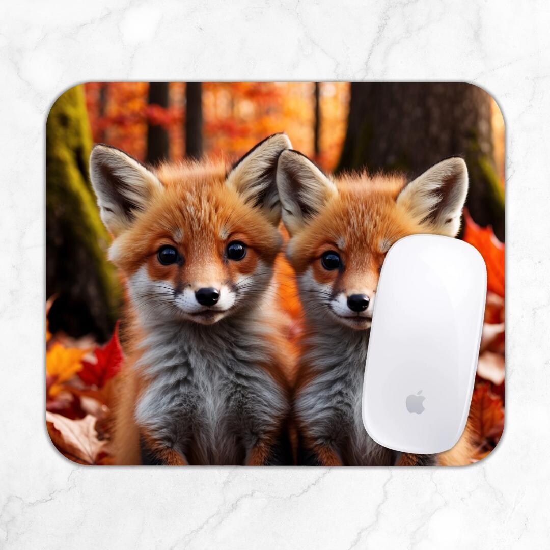 Fox Mouse Pad Sublimation Designs Png, Mouse Pad Sublimation Design ...