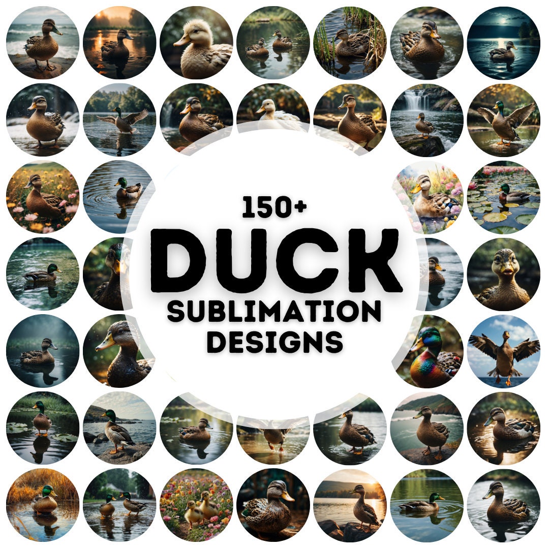 150+ Duck Coaster Sublimation Designs Png, Coaster Sublimation Design ...