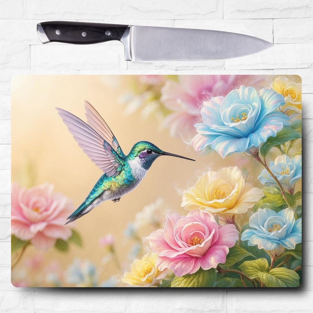 Hummingbird Cutting Board Sublimation Design Png, Cutting Board ...