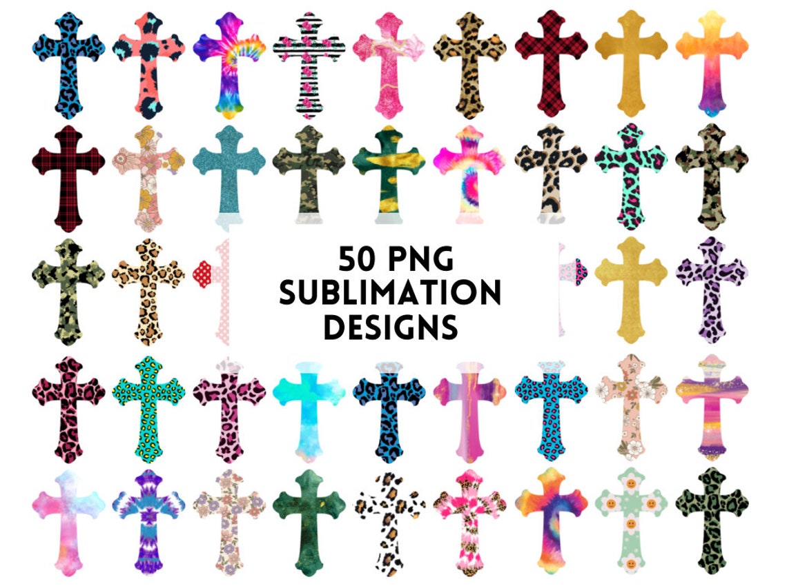 Cross Sublimation Bundle Png, Sublimation Designs, Sublimation Bundle ...