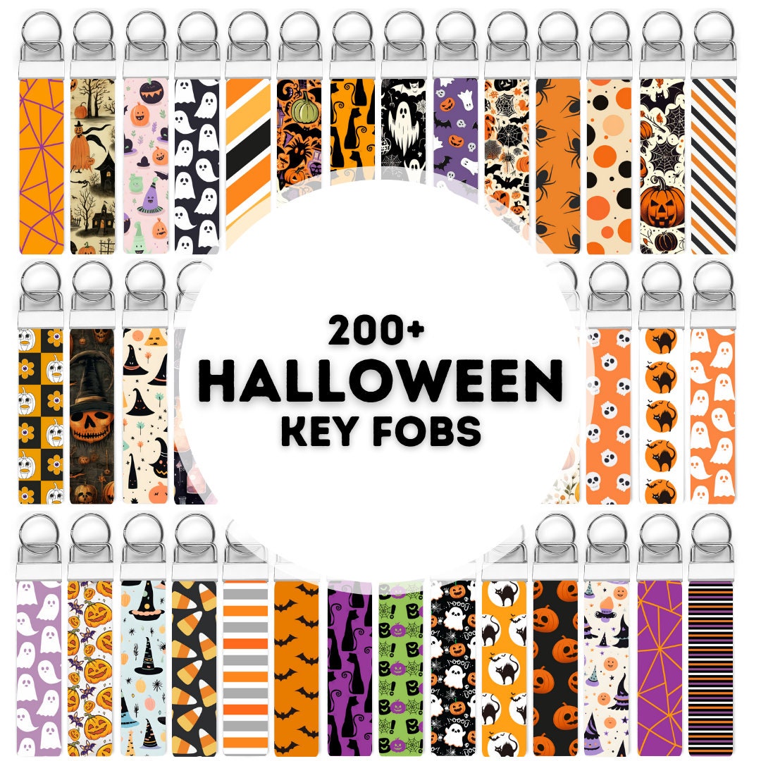 200+ Halloween Key Fob Sublimation Designs Png, Key Fob Sublimation ...